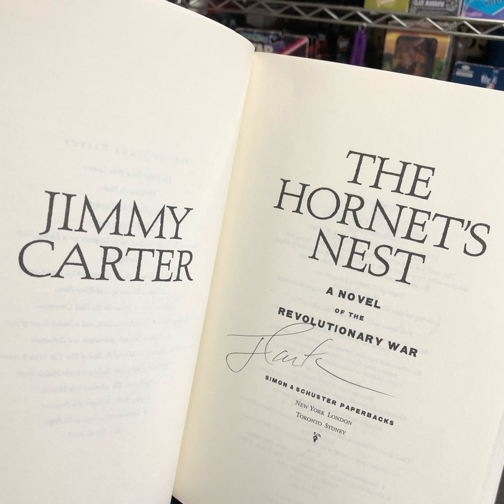 President Jimmy Carter Autographed 2003 Book The Horn… - Gem